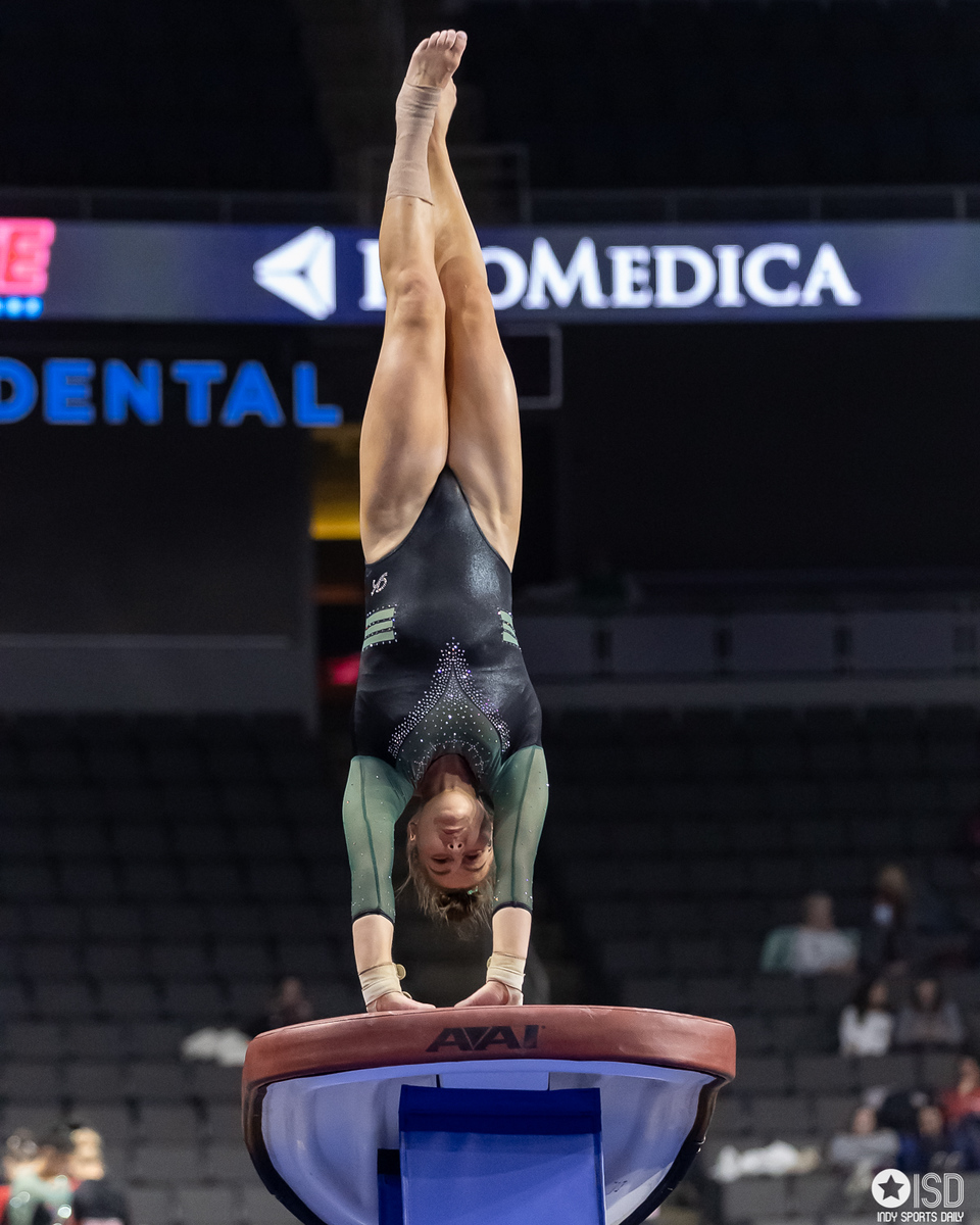 Michigan State Women Gymnastics Victorious in Big Five Meet