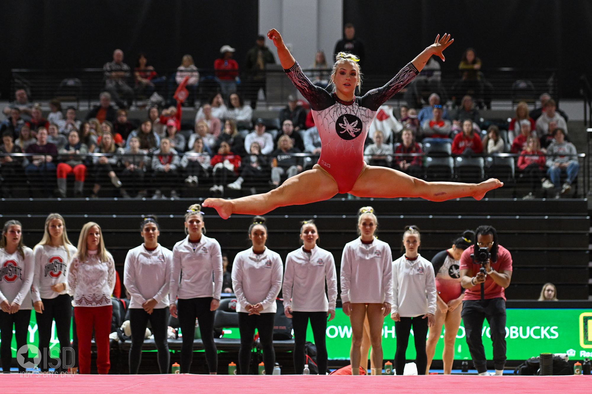 Ohio State Women's gymnastics remains undefeated at home with a record ...