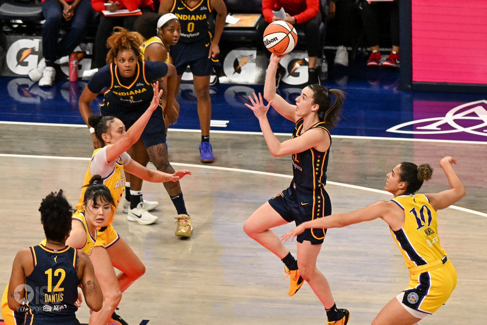 Clark notches second triple-double as Fever continue to roll