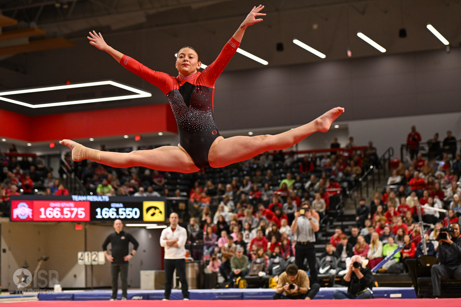Ohio State gymnastics opens B1G conference action with win over Iowa